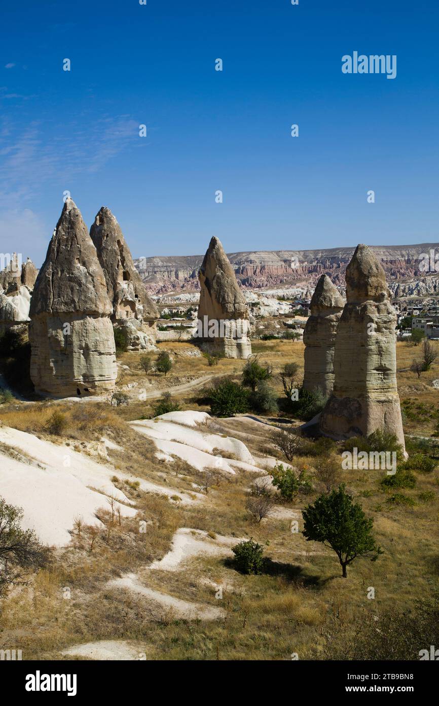 Cave Houses carved into the volcanic rock formations called Fairy ...