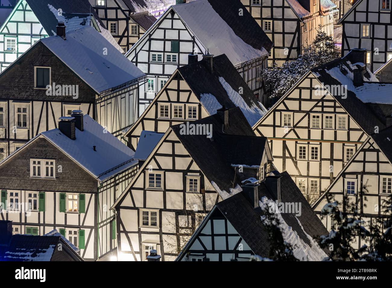 The historic center of Freudenberg in Germany Stock Photo - Alamy