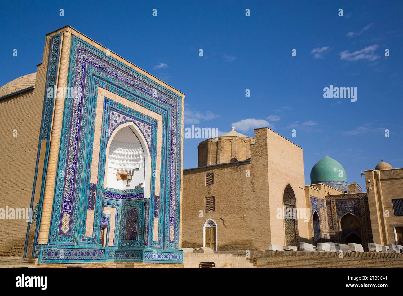 Ulugh Sultan Begim Mausoleum at Shah-I-Zinda; Samarkand, Uzbekistan ...