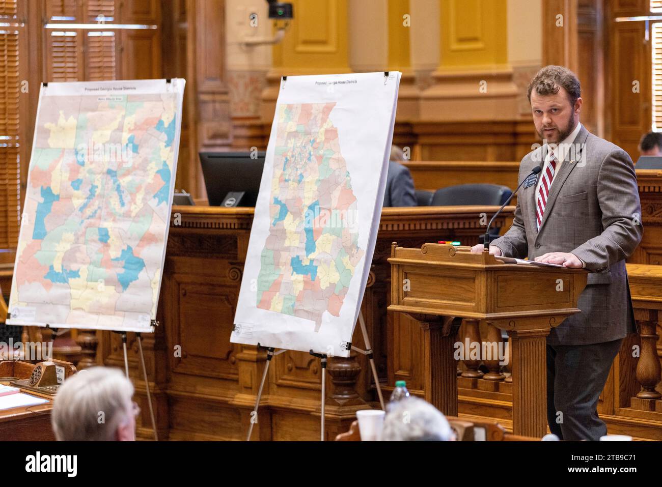 State Sen. Bo Hatchett, R-Cornelia, speaks regarding redistricting bill ...