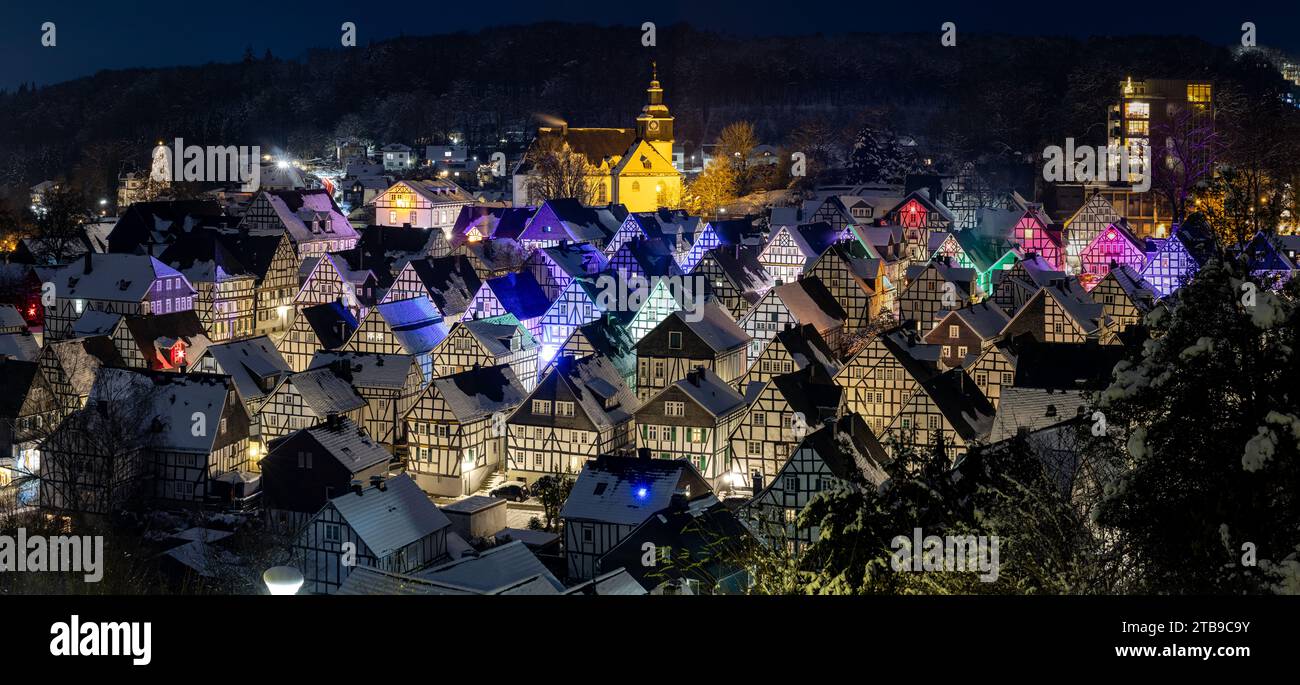 The historic center of Freudenberg in Germany Stock Photo - Alamy