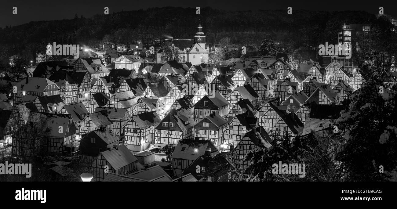 The historic center of Freudenberg in Germany Stock Photo - Alamy