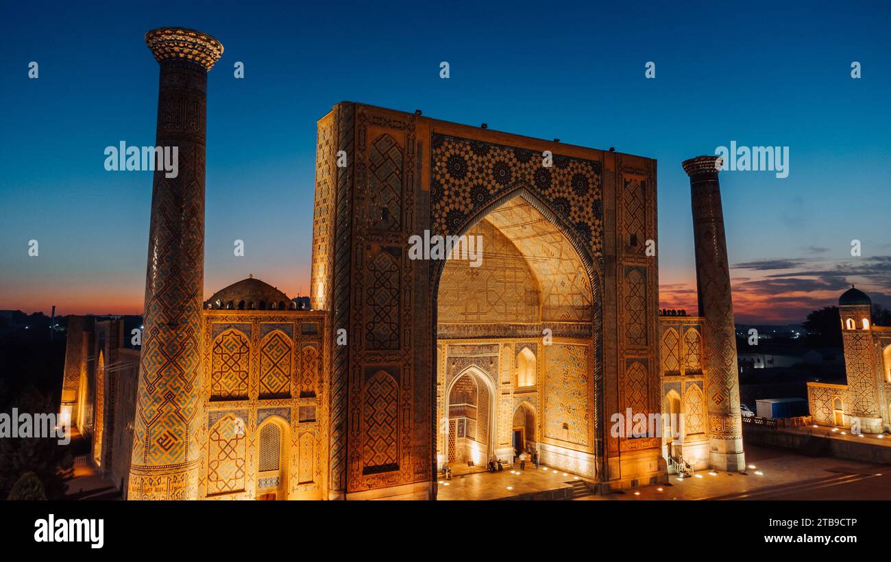 Samarkand aerial hi-res stock photography and images - Alamy