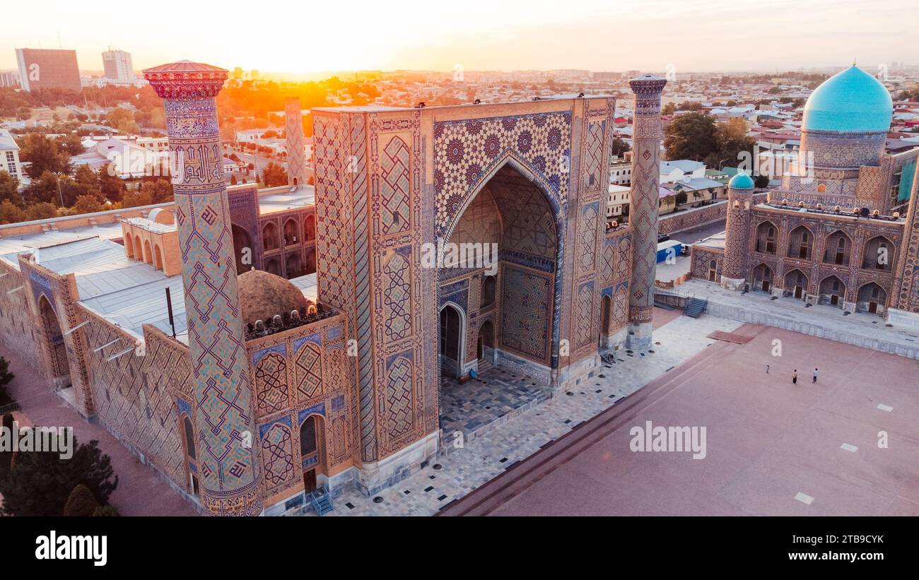 Samarkand aerial hi-res stock photography and images - Alamy