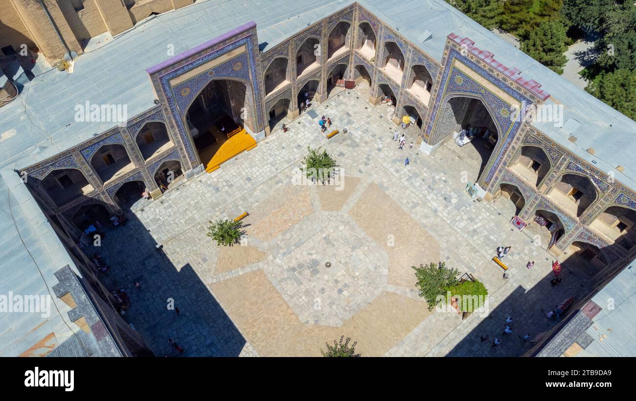 Samarkand uzbekistan aerial view registan hi-res stock photography and ...