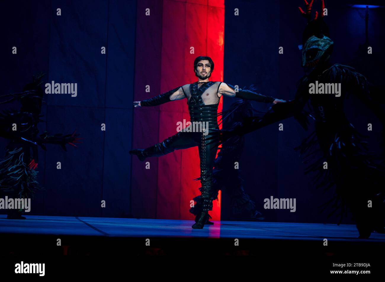 A dancer is performing during the pre-premiere viewing of the Shadows ...