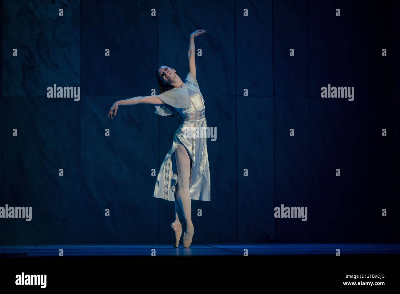 A dancer is performing during the pre-premiere viewing of the Shadows ...