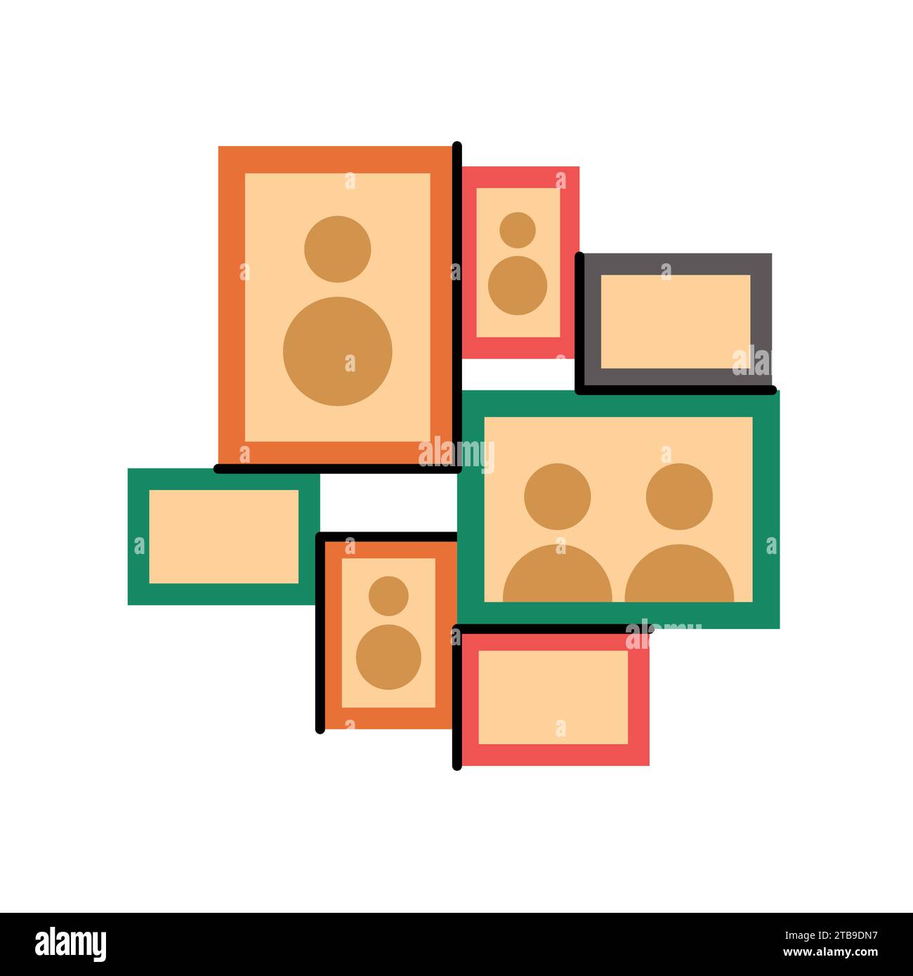 Minimal frames graphics Stock Vector Images - Alamy