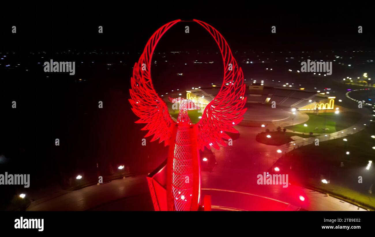 Tashkent aerial night hi-res stock photography and images - Alamy