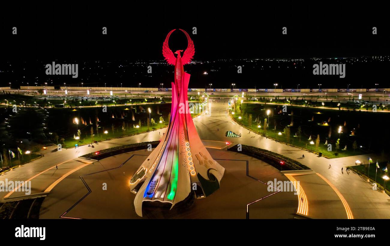 Tashkent aerial night hi-res stock photography and images - Alamy
