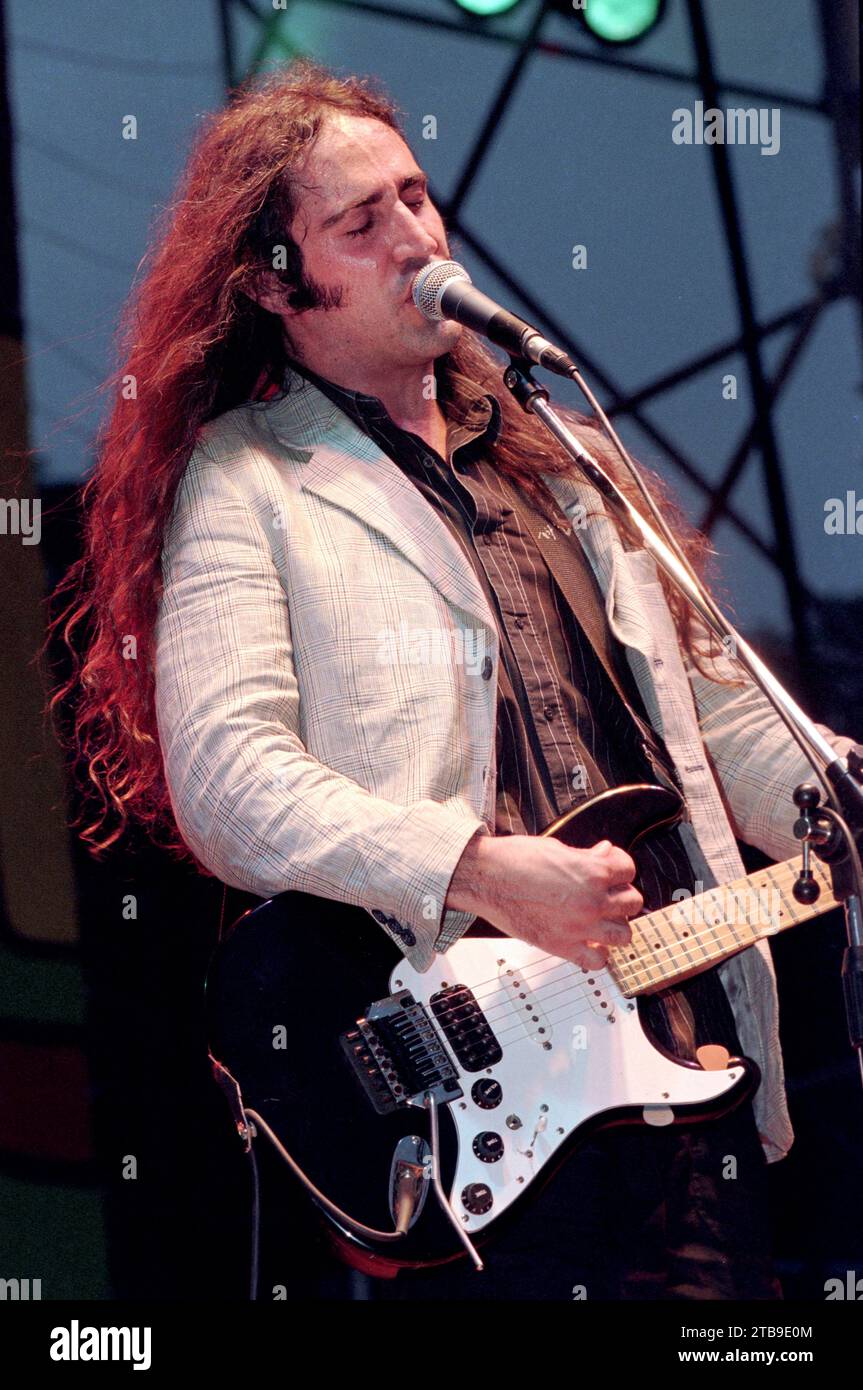 Milan italy 1996-06-30 : Manuel Agnelli singer and guitarist of the ...