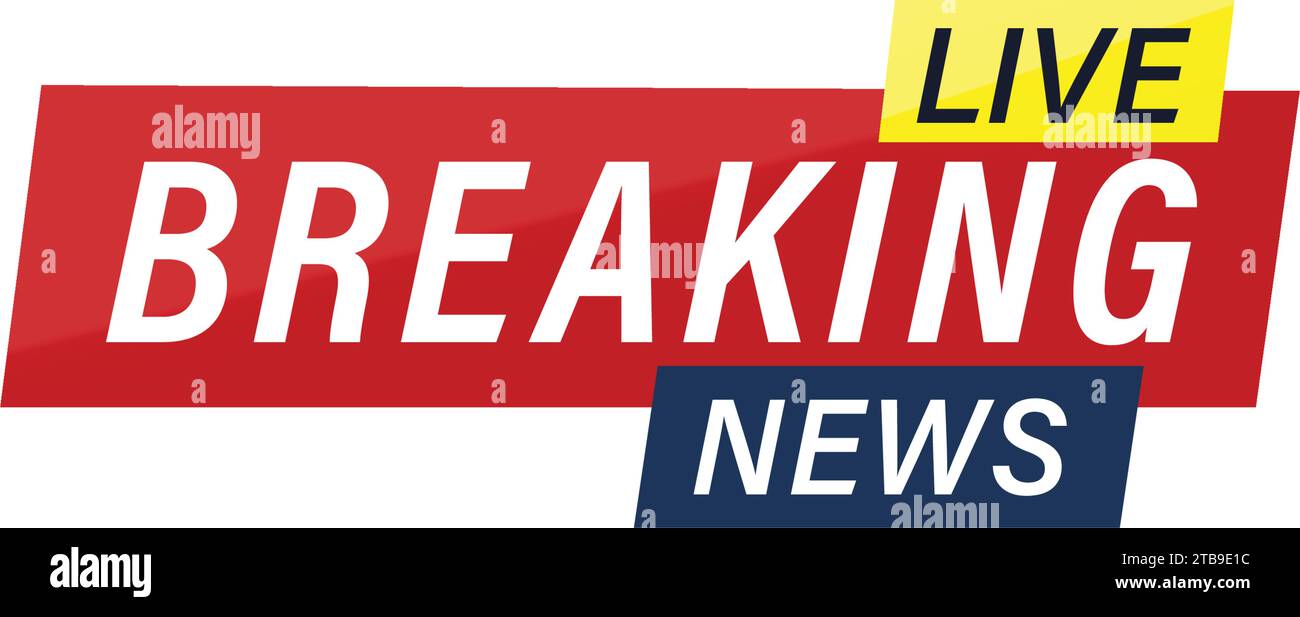 Breaking News live Vector Stock Vector Image & Art - Alamy