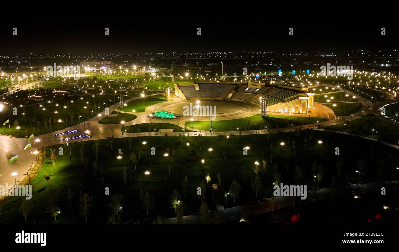 Tashkent aerial night hi-res stock photography and images - Alamy