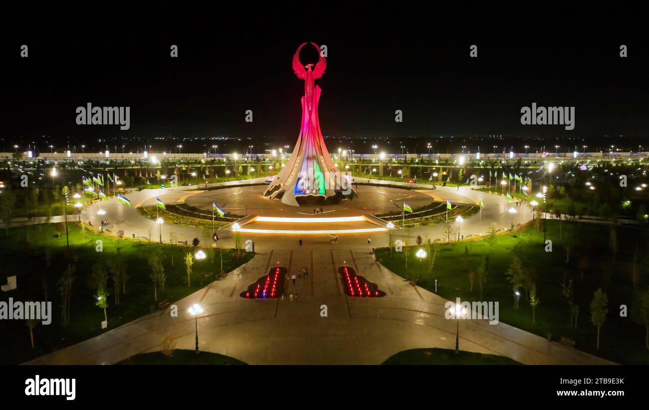 Tashkent aerial night hi-res stock photography and images - Alamy