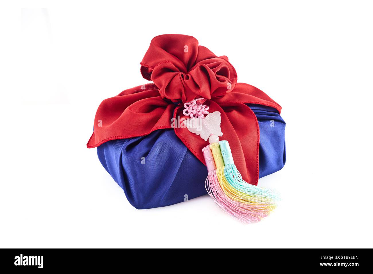 Korean traditional gift packaging cloth made of silk bojagi and ...