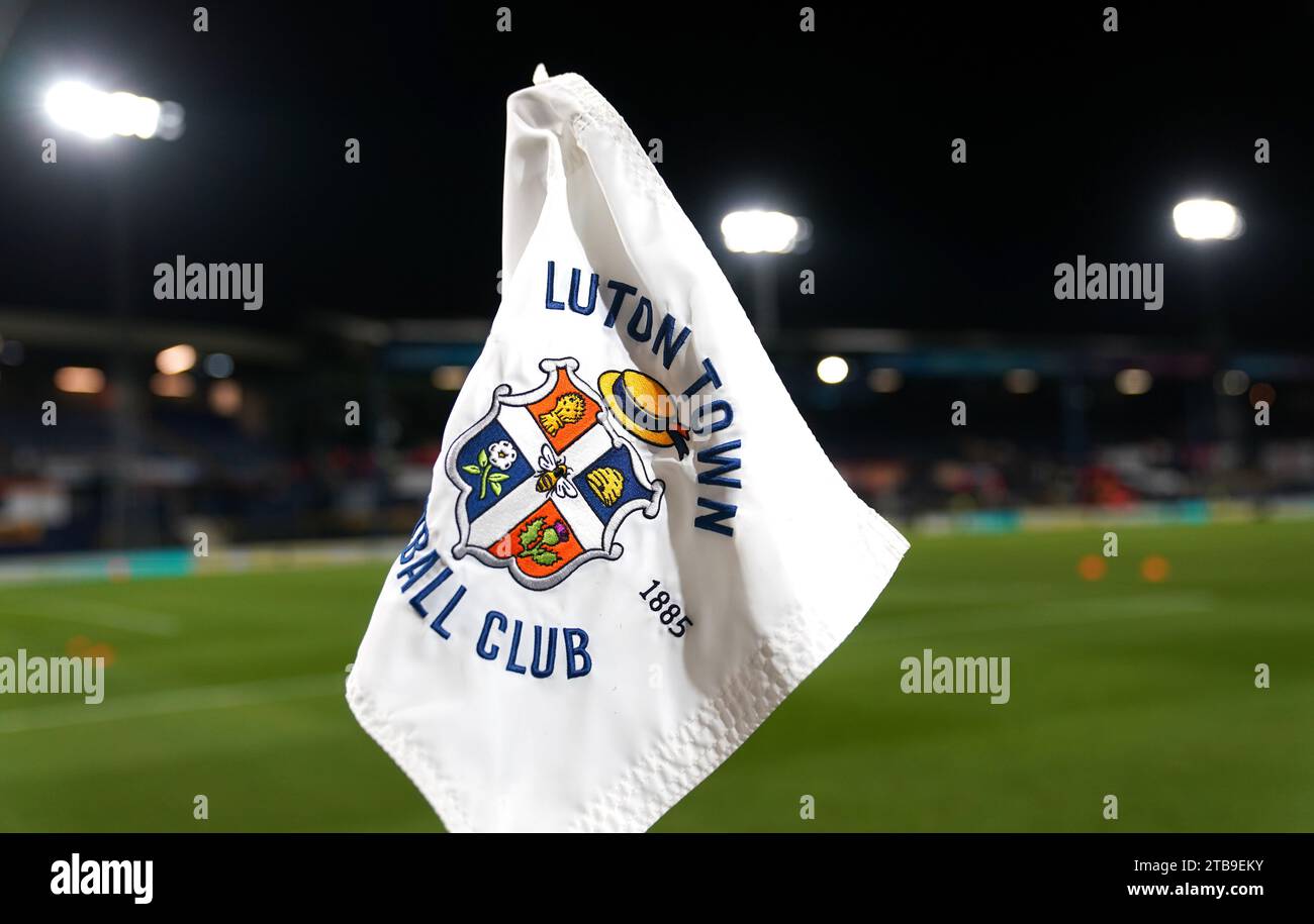General view of a corner flag at the stadium ahead of the Premier ...