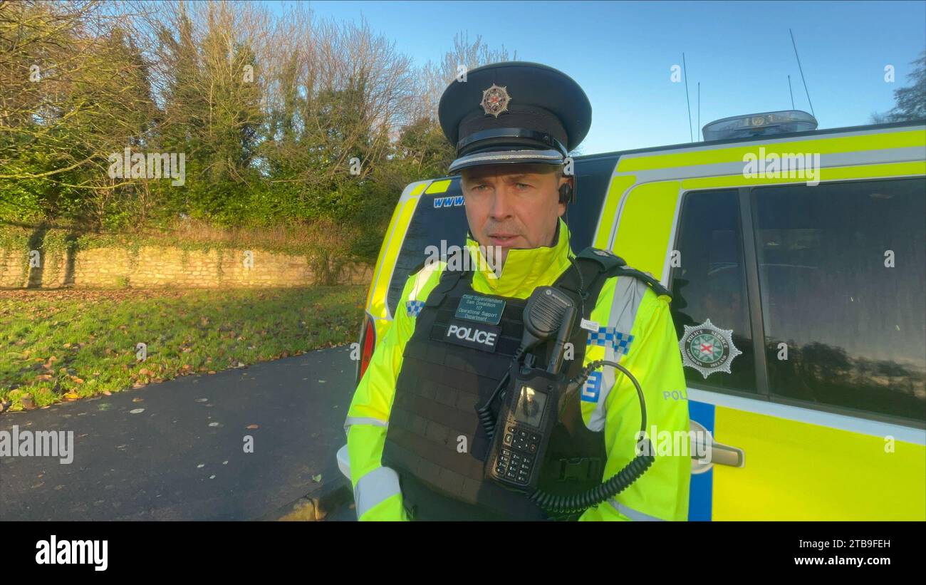 PSNI Chief Superintendent Sam Donaldson launching a campaign in Belfast ...