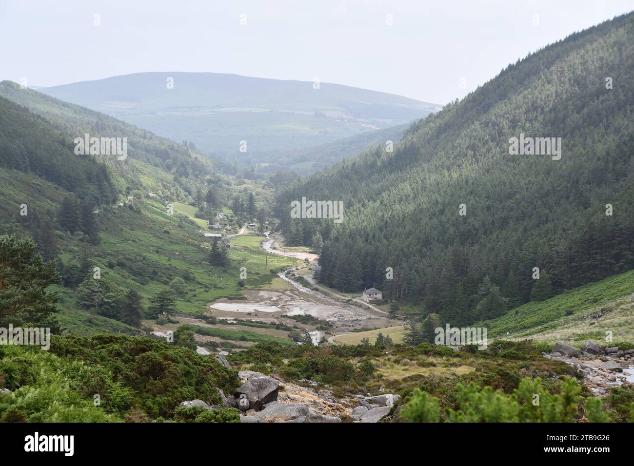 River in the valley of a Wicklow Mountains, Ireland Stock Photo - Alamy