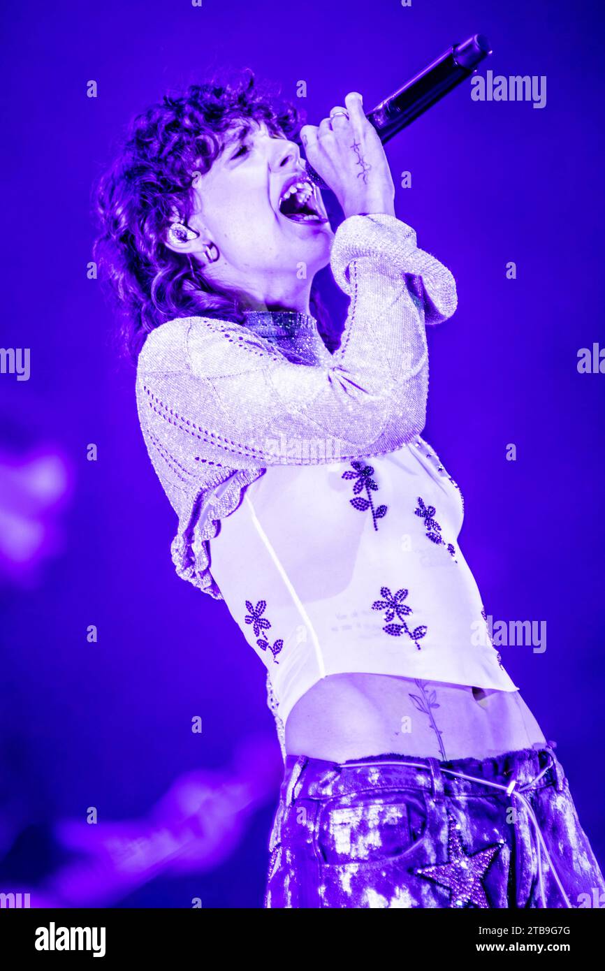 Milan Italy. 04th Dec 2023. The Italian singer-songwriter and rapper ...