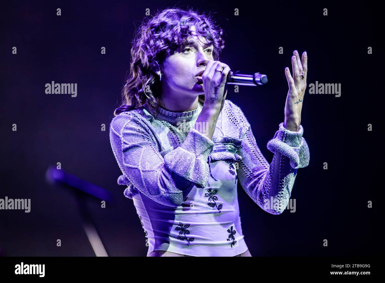 Milan Italy. 04th Dec 2023. The Italian singer-songwriter and rapper ...