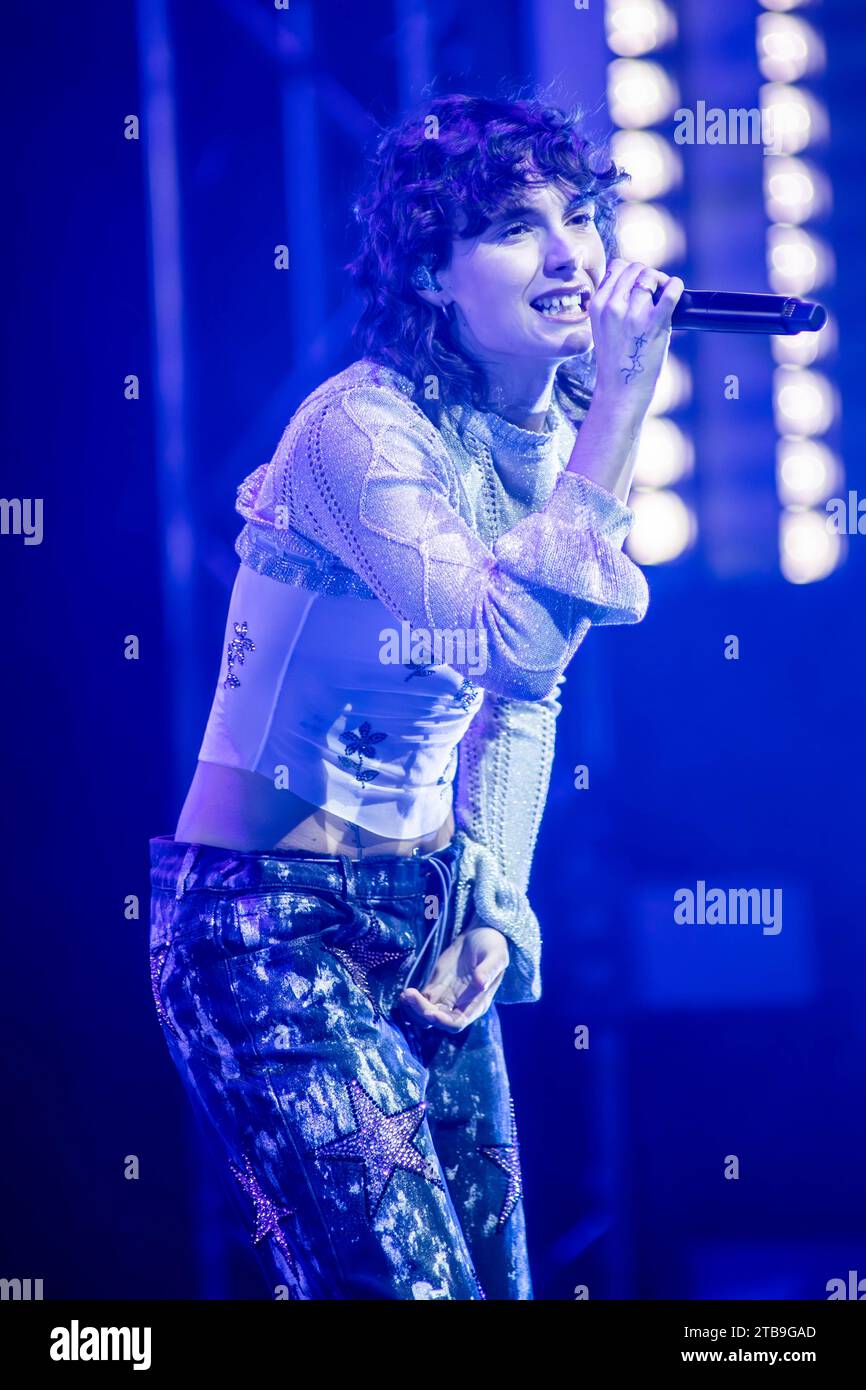 Milan Italy. 04th Dec 2023. The Italian singer-songwriter and rapper ...