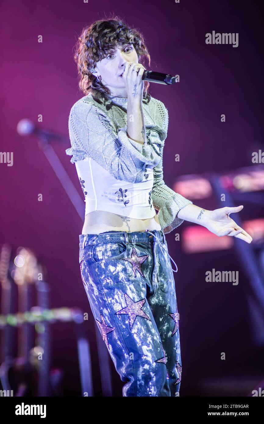 Milan Italy. 04th Dec 2023. The Italian singer-songwriter and rapper ...