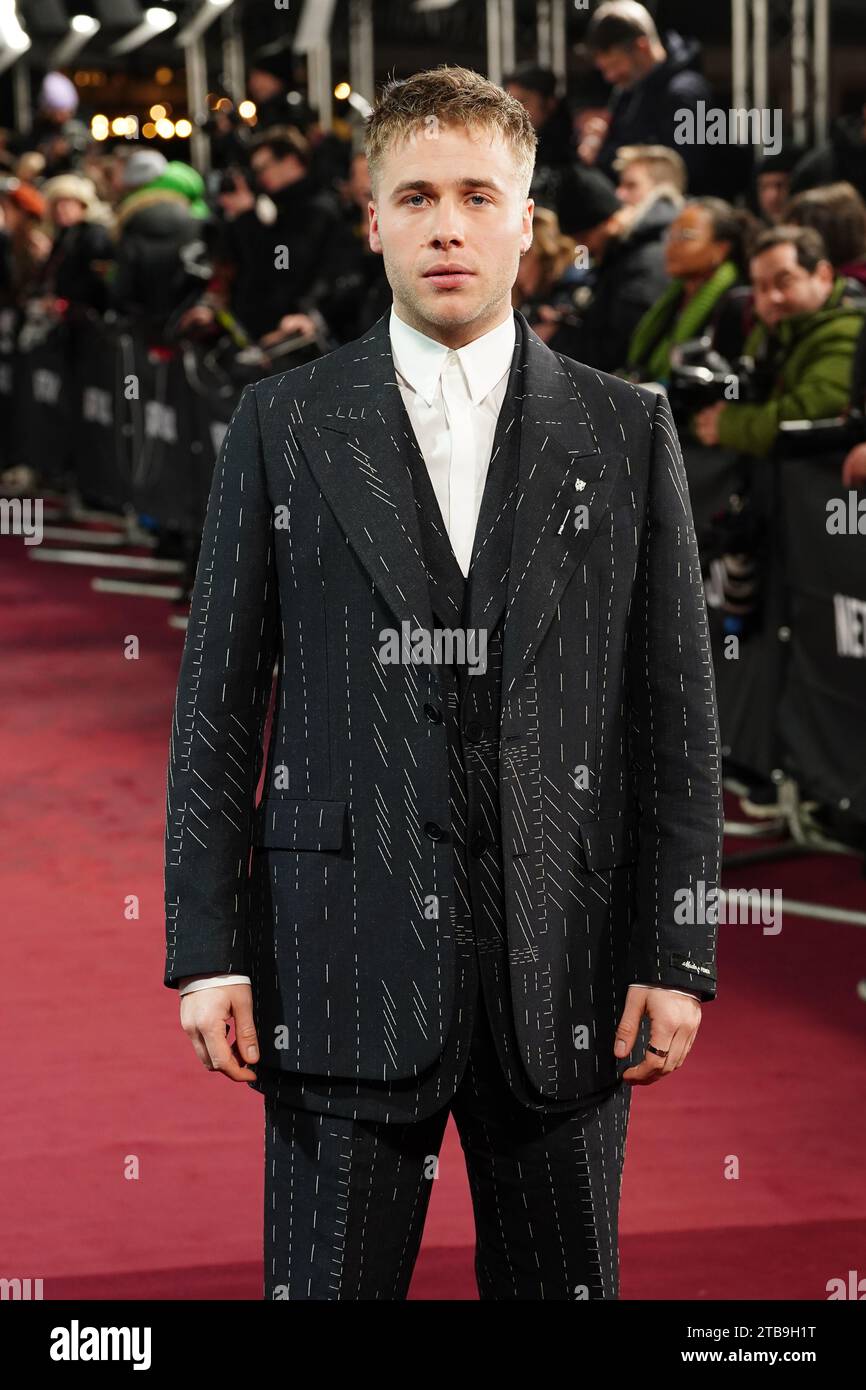 Ed McVey arrives for the Crown finale celebration at the Royal Festival ...