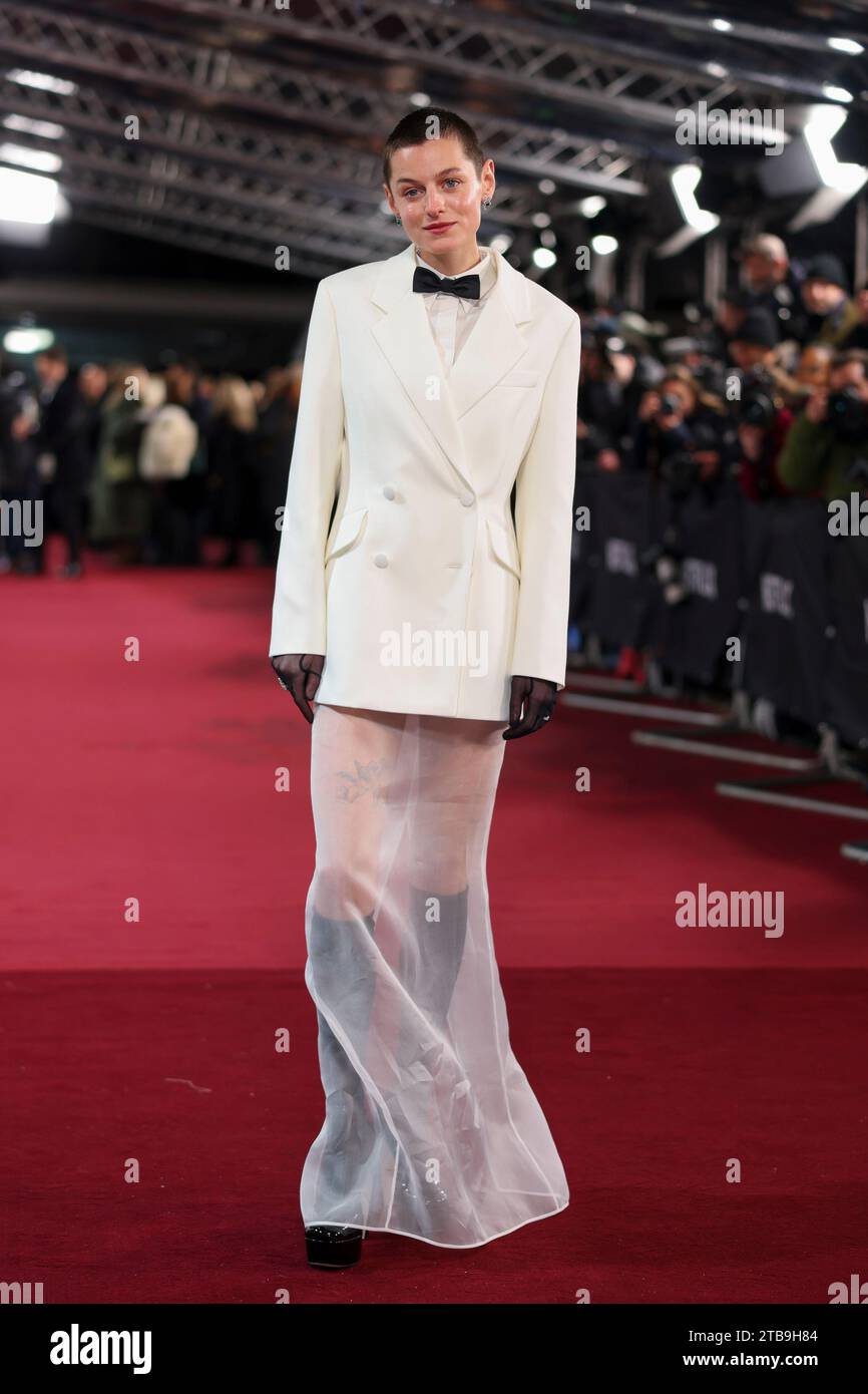 Emma Corrin poses for photographers upon arrival at the premiere for ...
