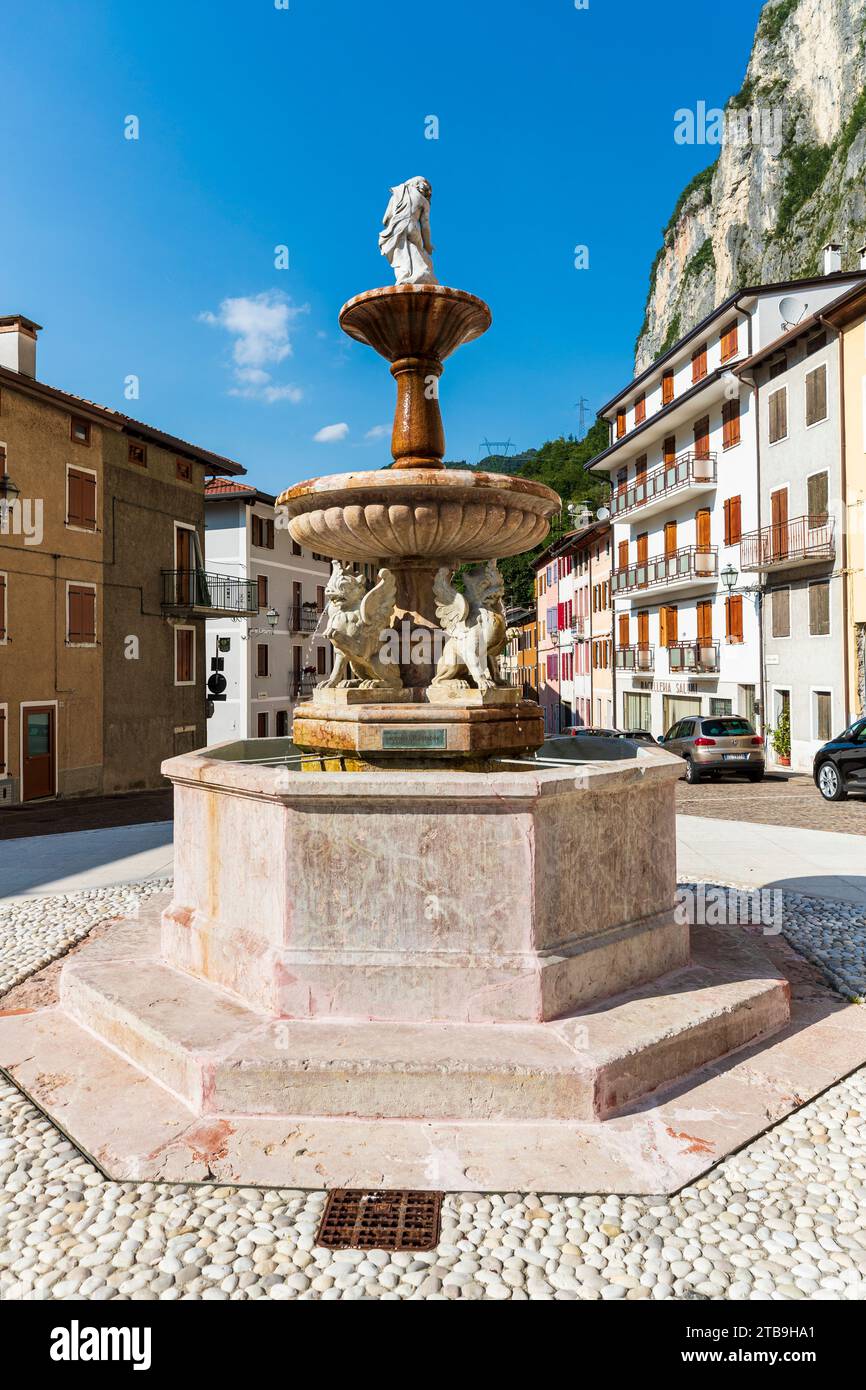 Italy Veneto Brenta Valley -The village of Cismon del Grappa di ...