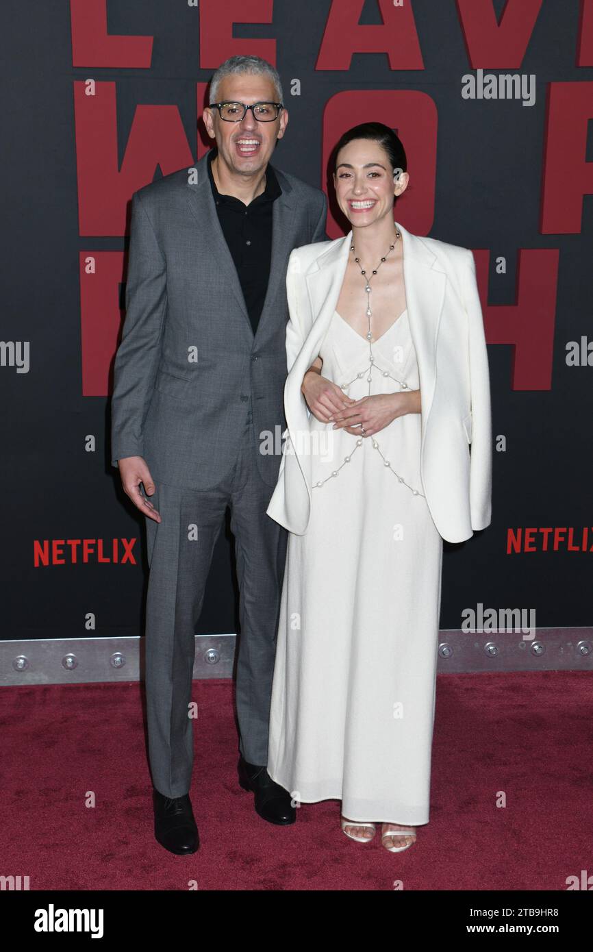 04 November 2023 - New York, New York - Sam Esmail, Emmy Rossum at the ...