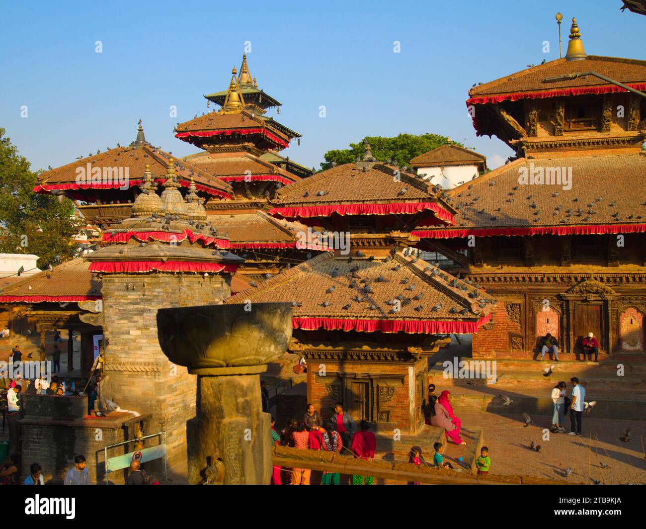 Nepal, Kathmandu, Durbar Square, temples Stock Photo - Alamy