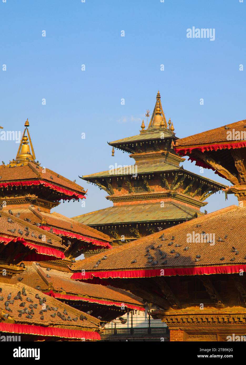 Nepal Kathmandu Durbar Square Temples Stock Photo Alamy