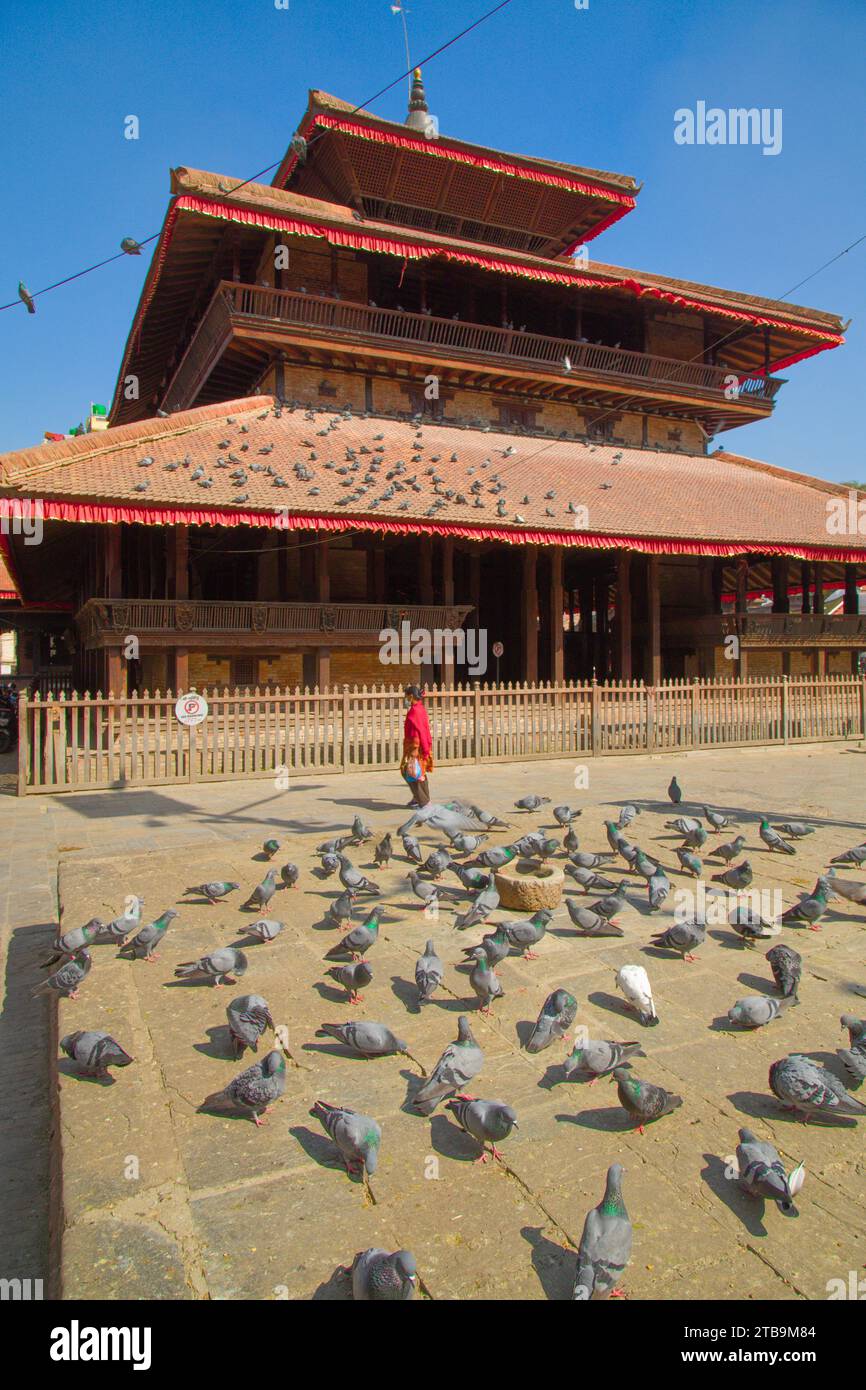 Nepal, Kathmandu, Durbar Square, Kastha Mandap Stock Photo - Alamy