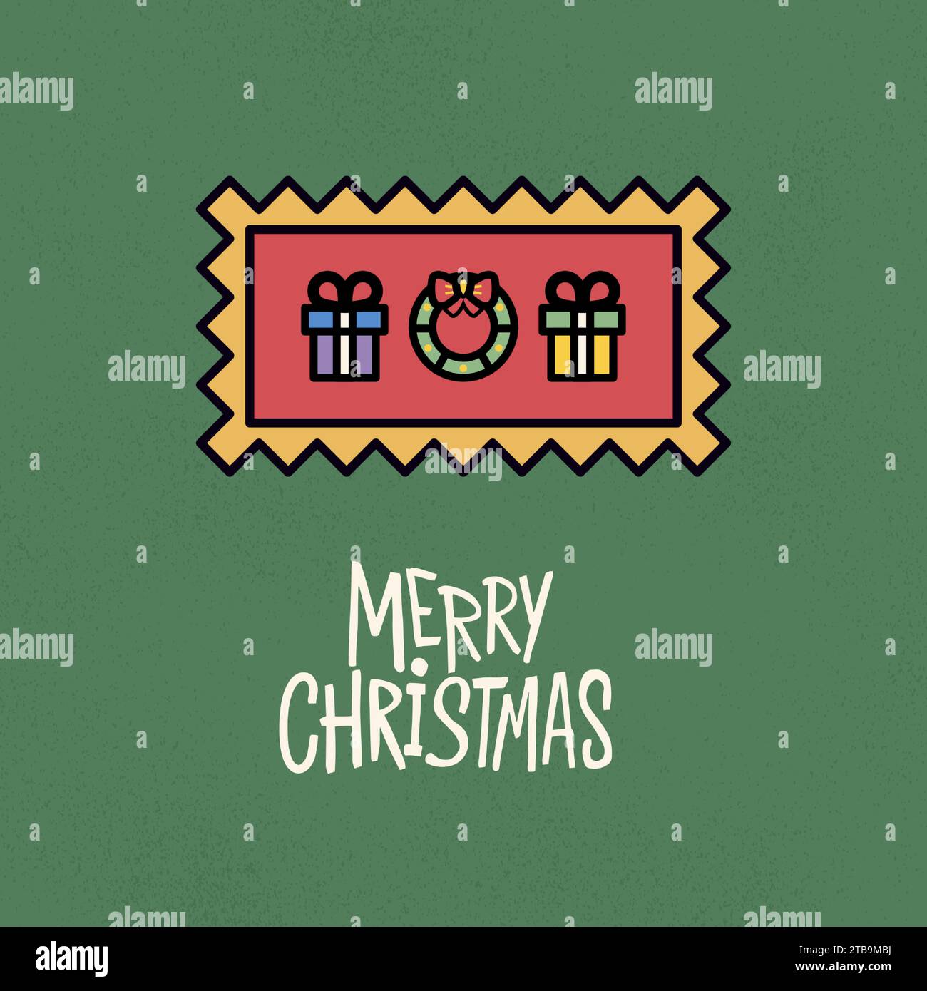 Post box illustration christmas hi-res stock photography and images - Alamy