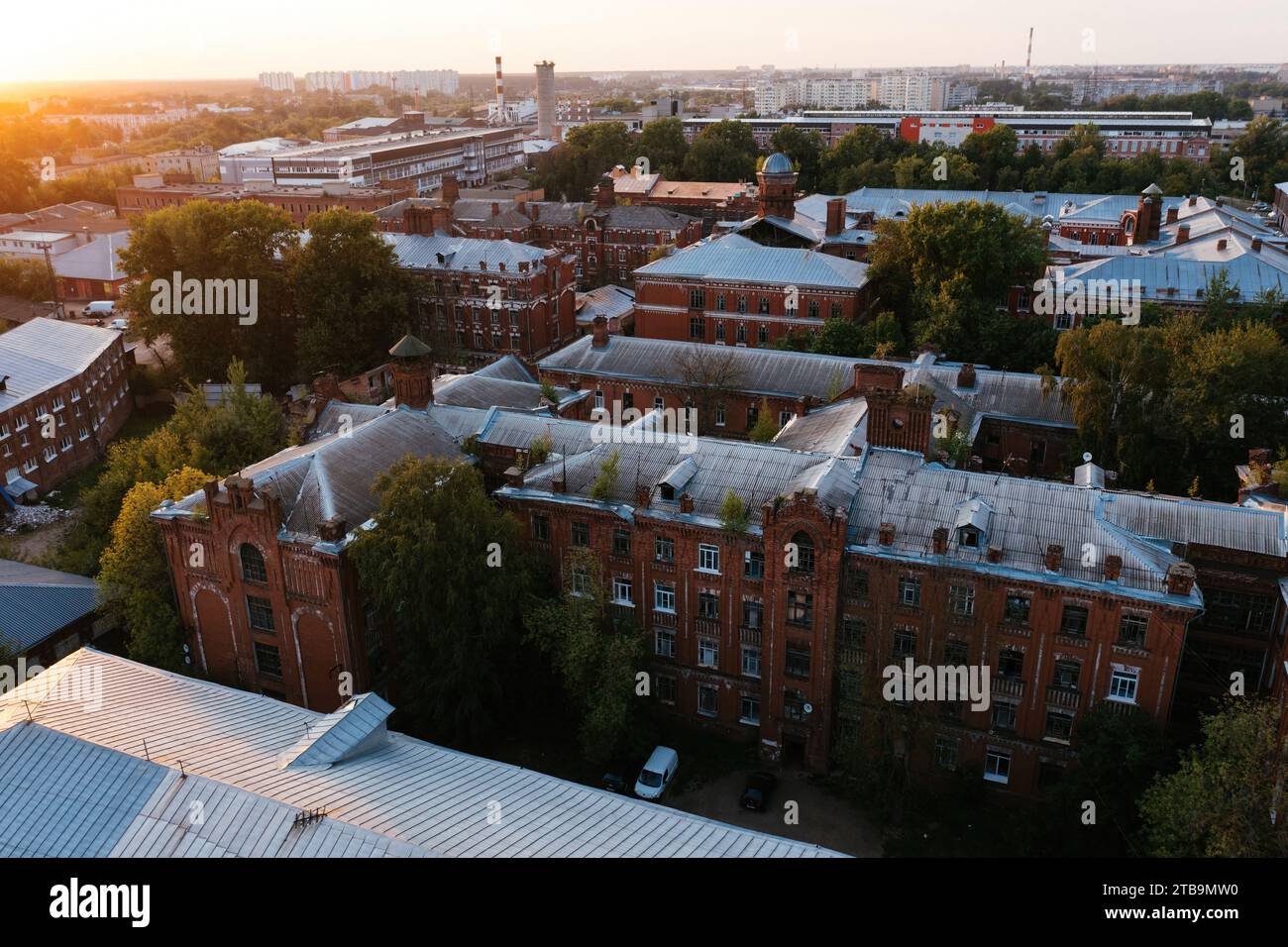 Facade red brick barracks hi-res stock photography and images - Alamy