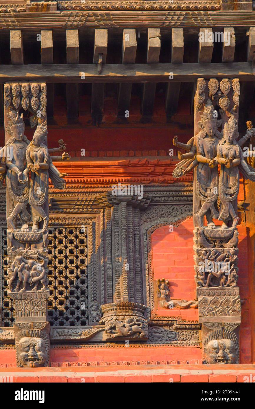 Nepal, Kathmandu, Durbar Square, Basantapur Tower Stock Photo - Alamy