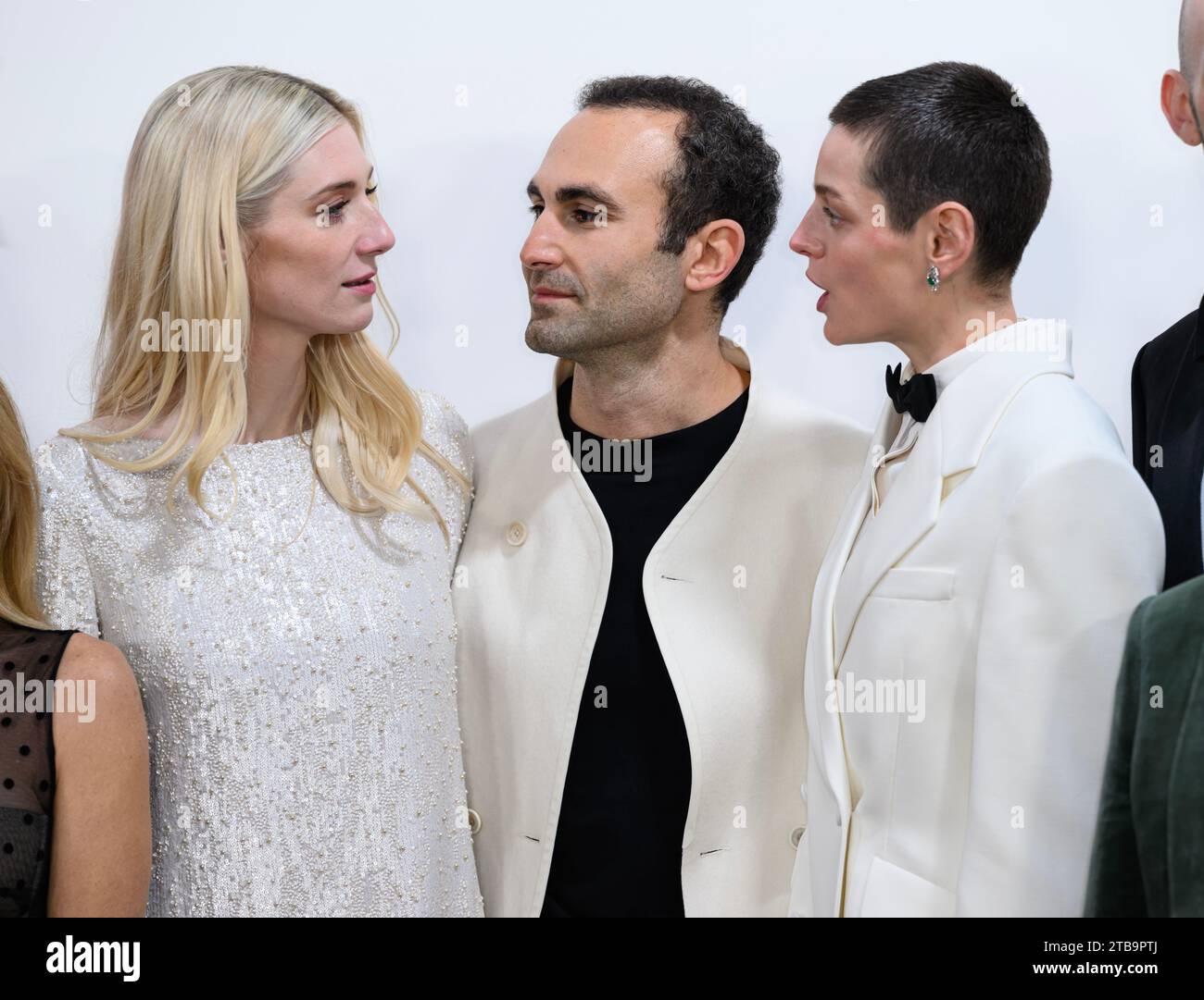 London, UK. December 5th, 2023. Elizabeth Debicki, Khalid Abdalla and ...
