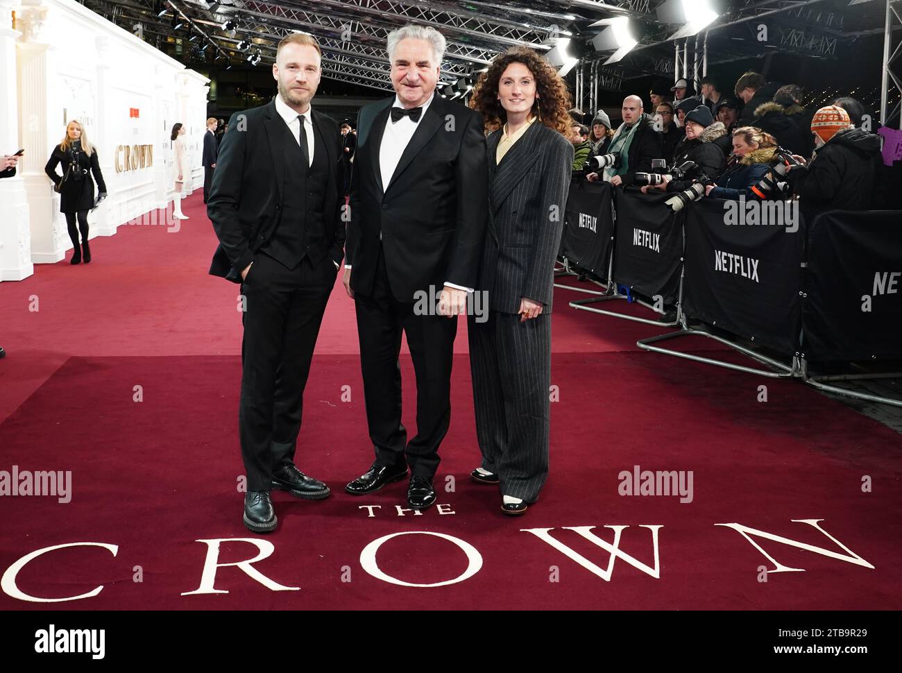 (left to right) Sam Phillips, Jim Carter and Bessie Carter arrive for ...