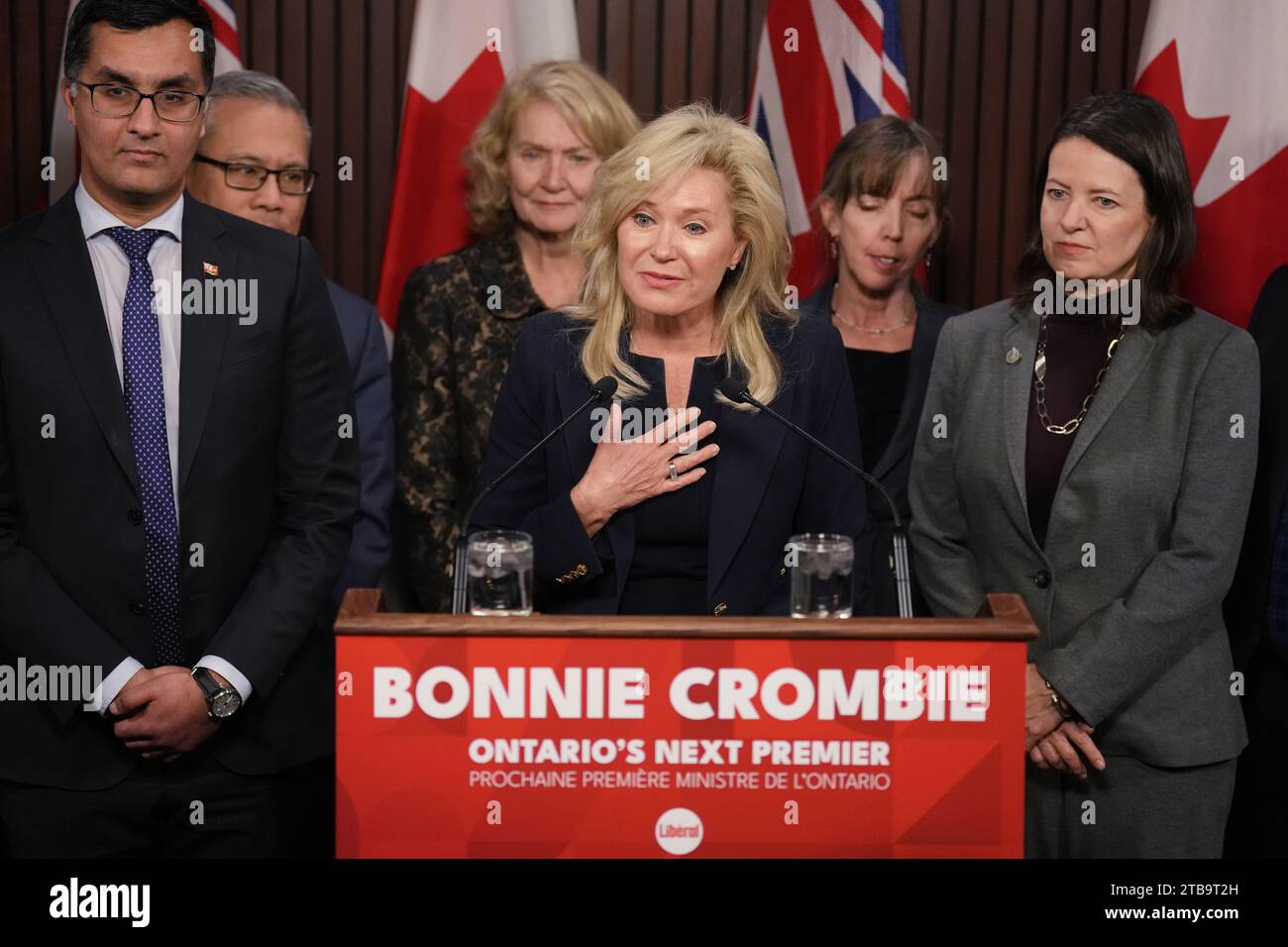 Toronto, Canada. 05th Dec, 2023. Newly-elected leader Bonnie Crombie ...