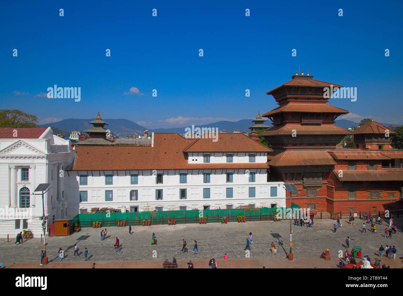 Nepal, Kathmandu, Basantapur Square, Basantapur Tower Stock Photo - Alamy