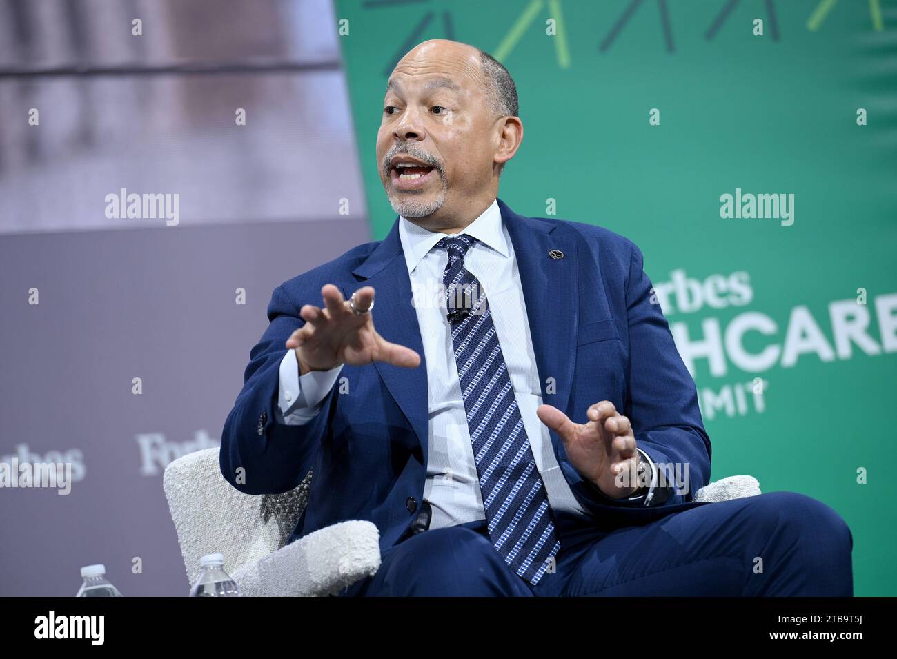 New York, USA. 05th Dec, 2023. Eugene A. Woods, Chief Executive Officer ...