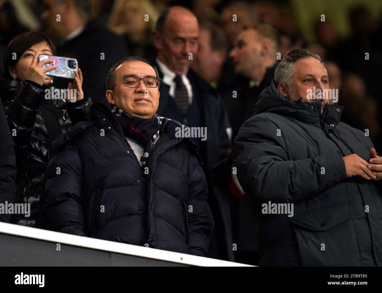 Wolverhampton Wanderers Executive chairman Jeff Shi and Sporting ...