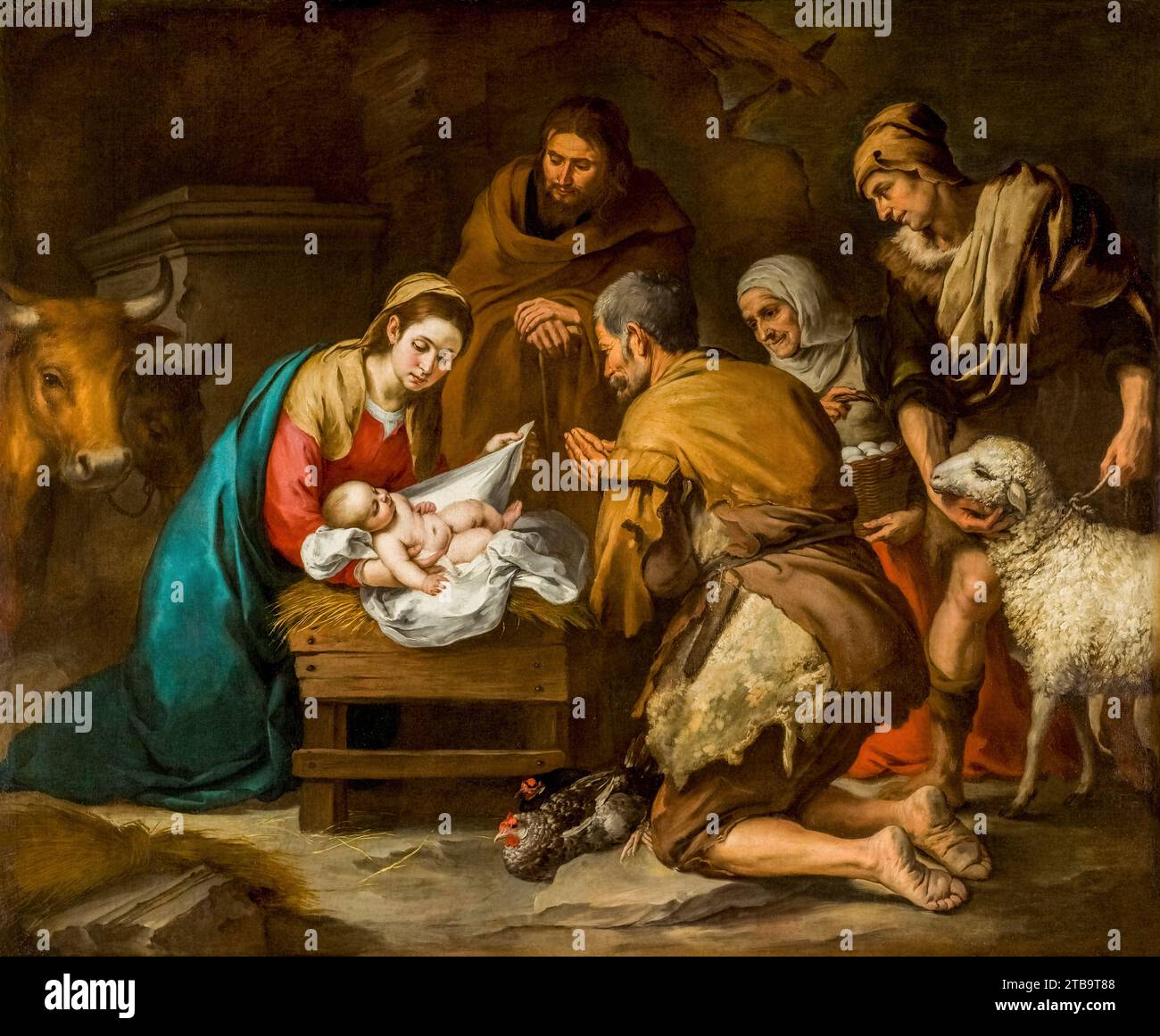 The adoration of the shepherds murillo hi-res stock photography and ...