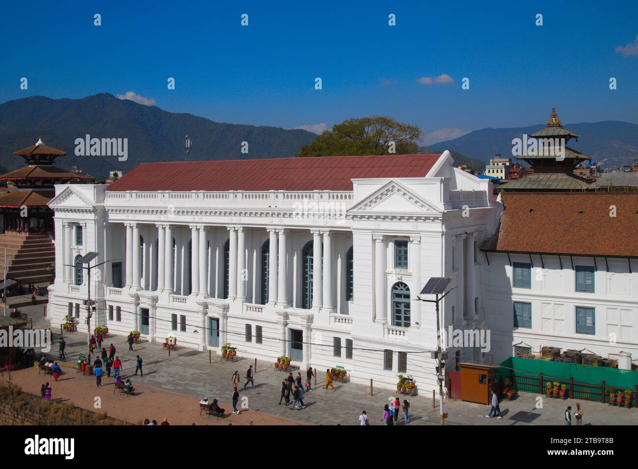 Nepal, Kathmandu, Durbar Square, Hanuman Dhoka Palace Stock Photo - Alamy