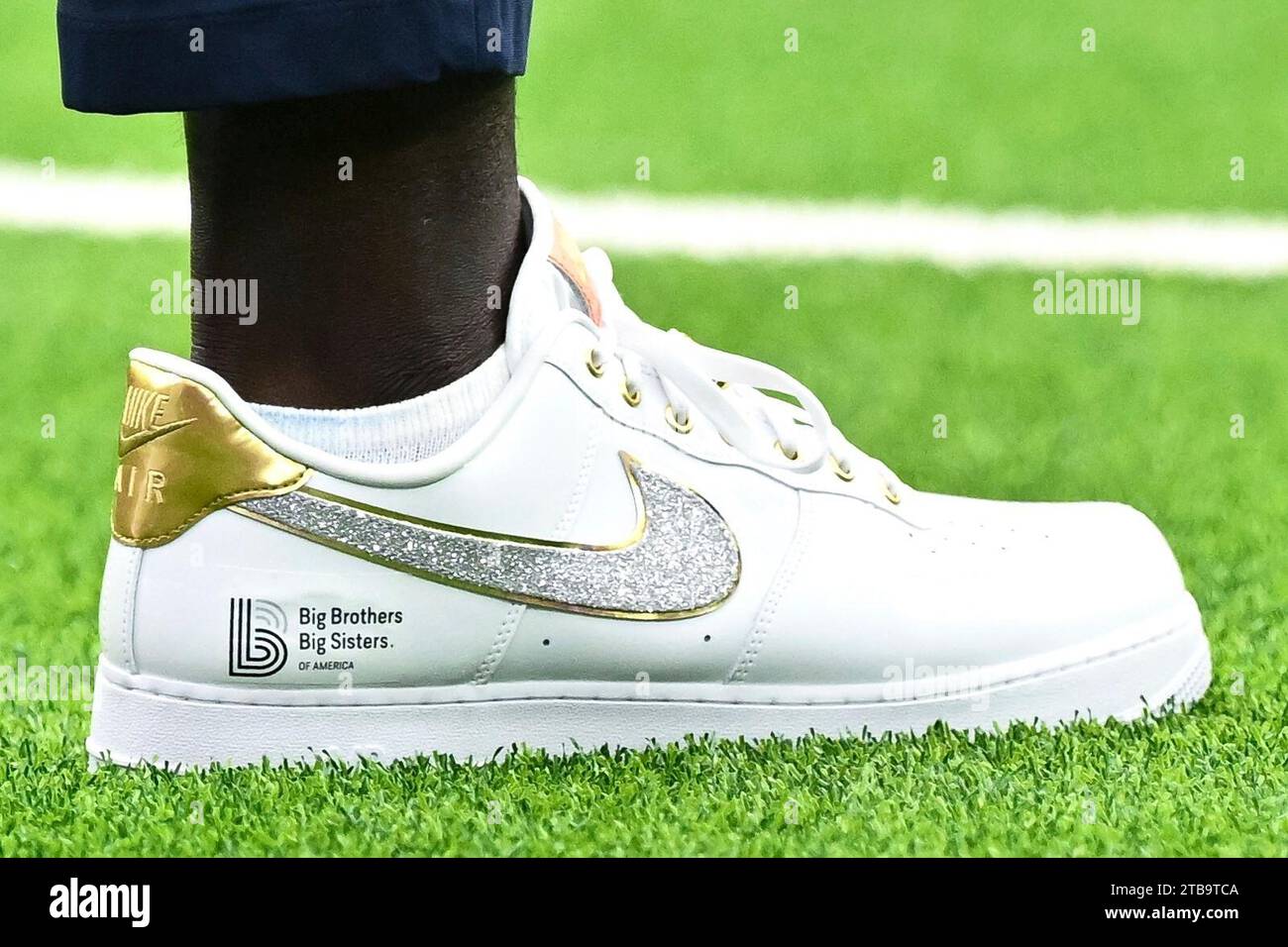 A detailed view of Houston Texans quarterback coach Jerrod Johnson ...