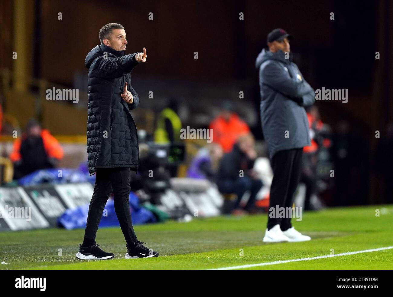 Wolverhampton Wanderers manager Gary O'Neil during the Premier League ...