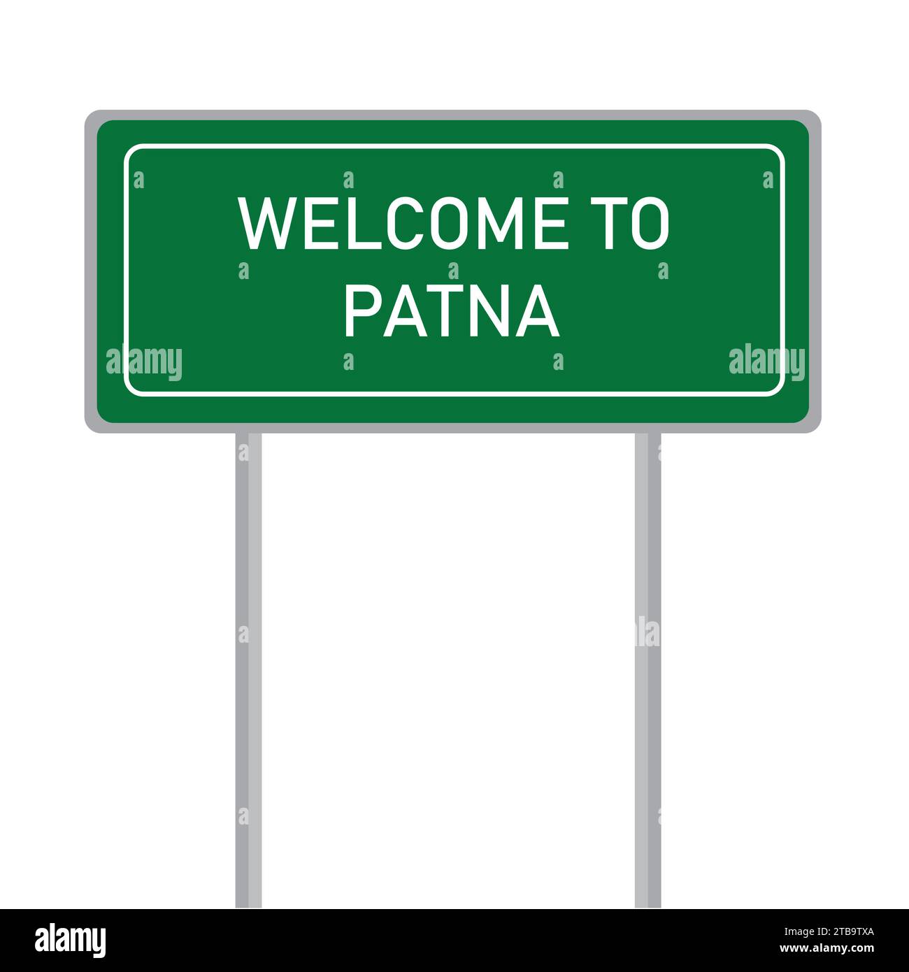 Welcome to Patna name sign board vector illustration Stock Vector Image ...
