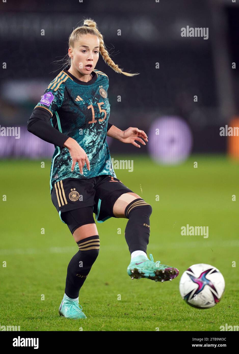 Germany's Giulia Gwinn in action during the UEFA Women's Nations League ...