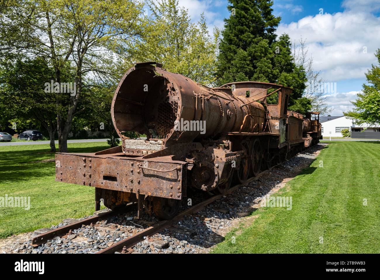 Road trip around the South Island of New Zealand. pictured at Lumsden ...