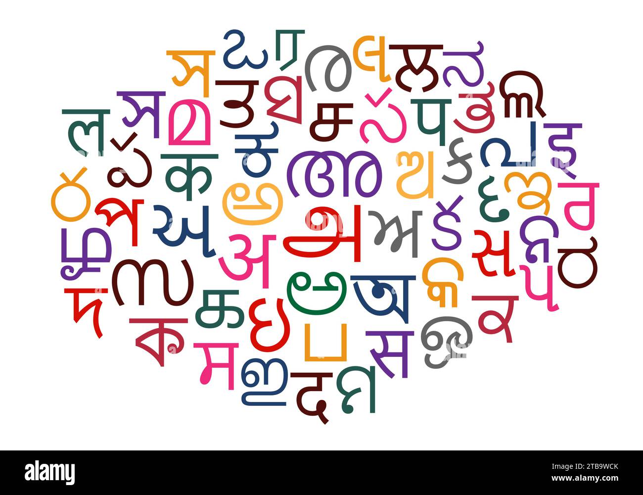 indian-languages-word--vector-illustration-stock-vector-image